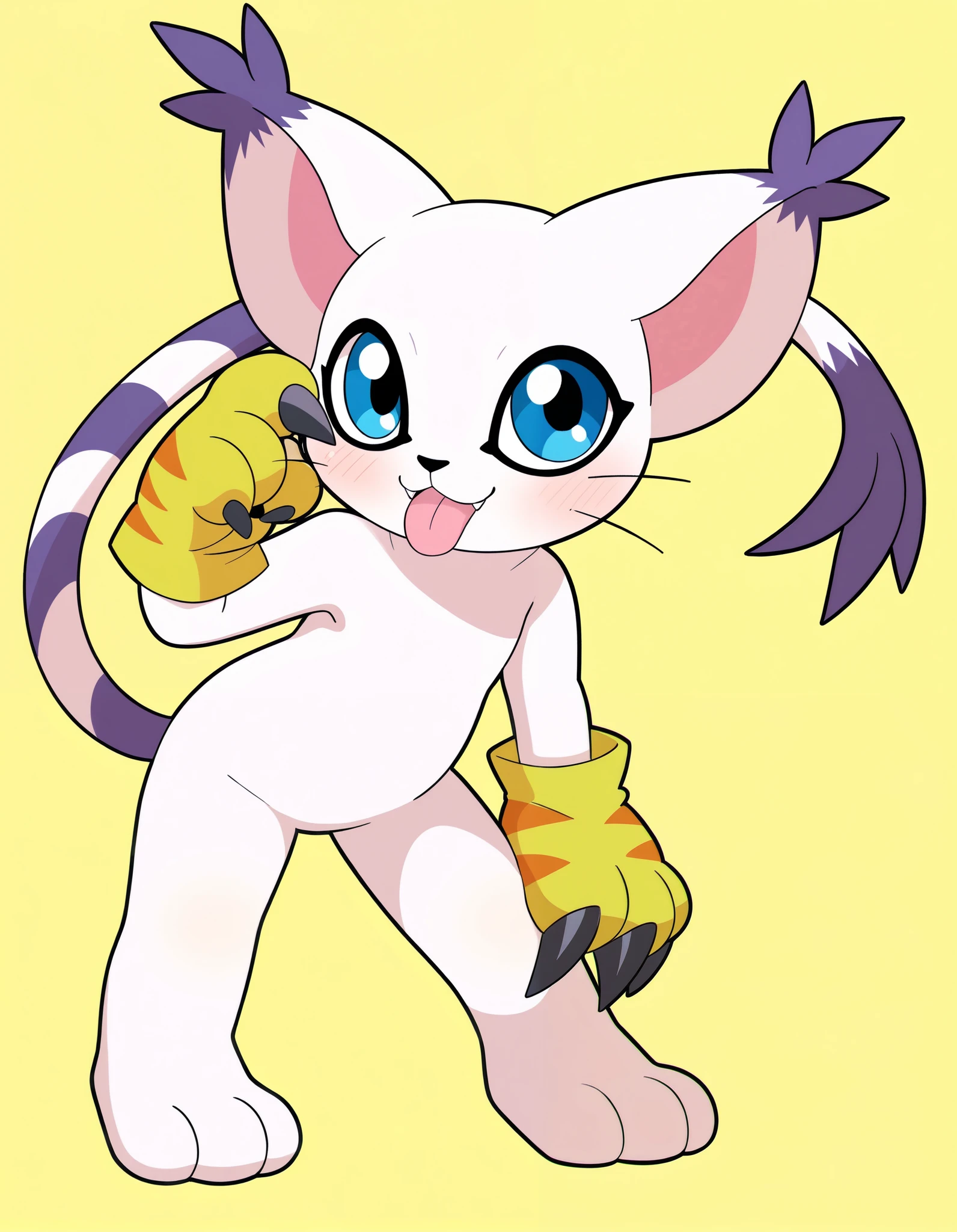 Safe, digimon, digimon_(species), felid, feline, gatomon, mammal ...