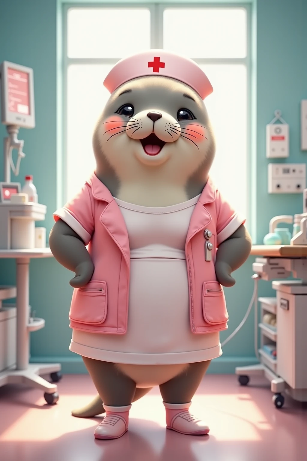 Photorealistic portrait of Dressed animals - a ((fat)) chibi - SeaArt AI