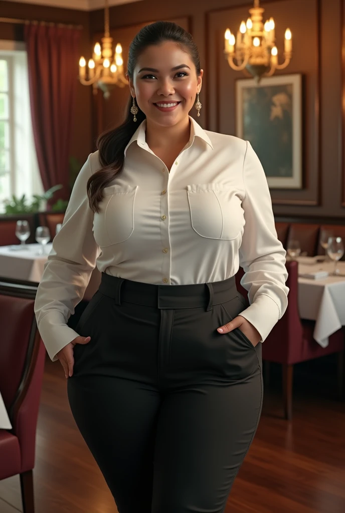 Big plus size pawg waiter - SeaArt AI