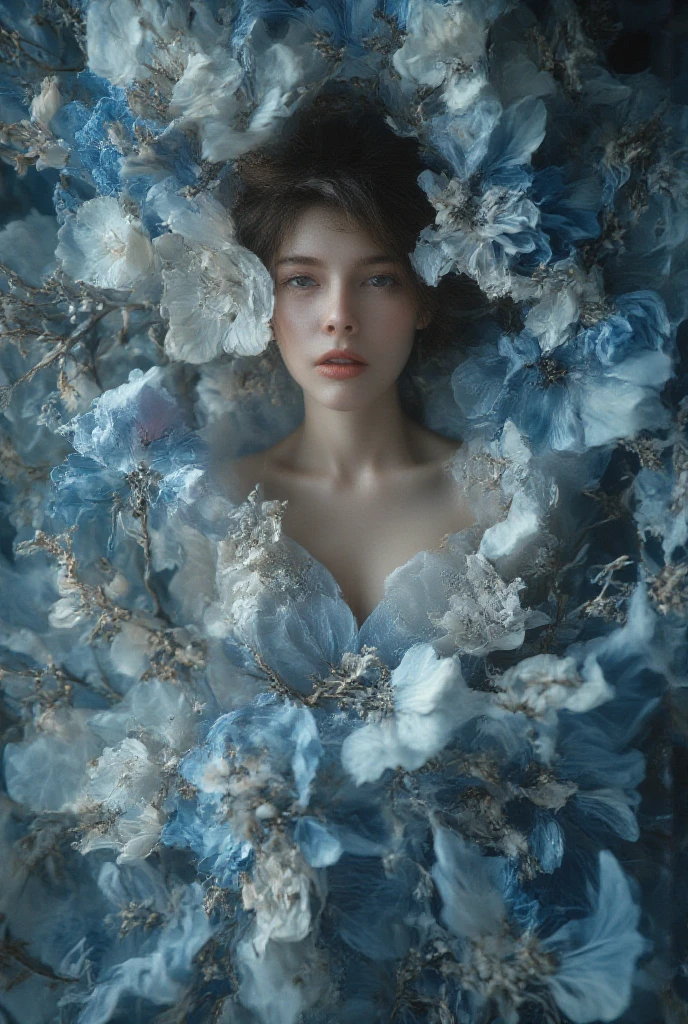 A majestic, low-angle shot captures an enigmatic figure ensnared in a ...