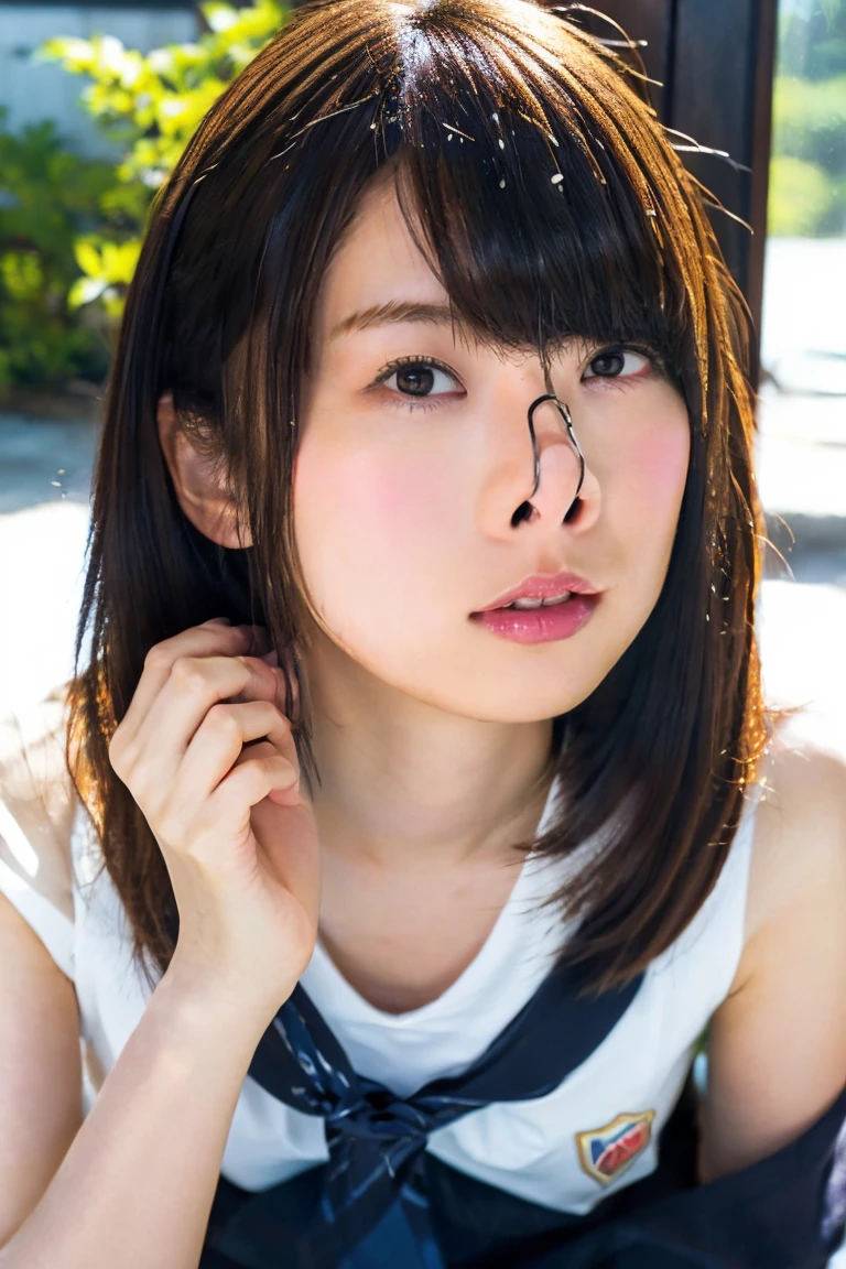 burst bust ,Chest, in the classroom after school , top quality - SeaArt AI