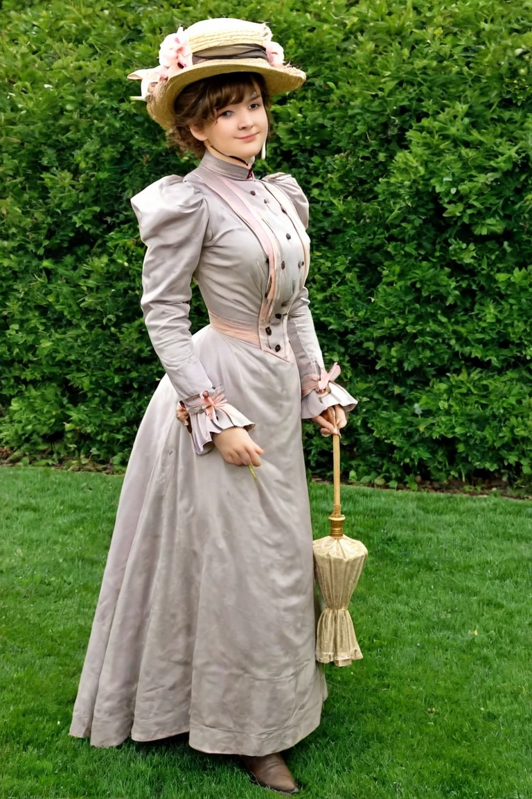 Jessica Lovejoy as a pretty ((10yo brunette)) flirt of the 1890s ...