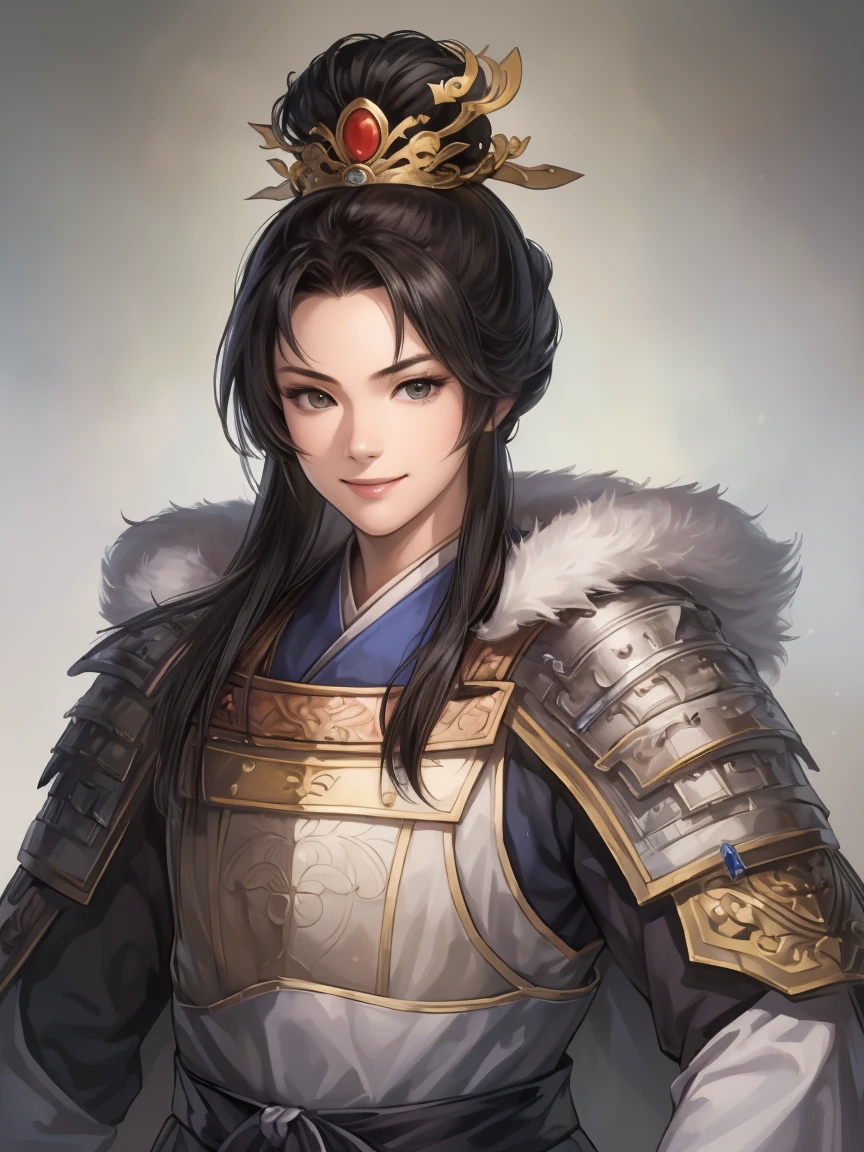 Age 18 , Male , Emperor of China, white armor 、 Three Kingdoms - SeaArt AI
