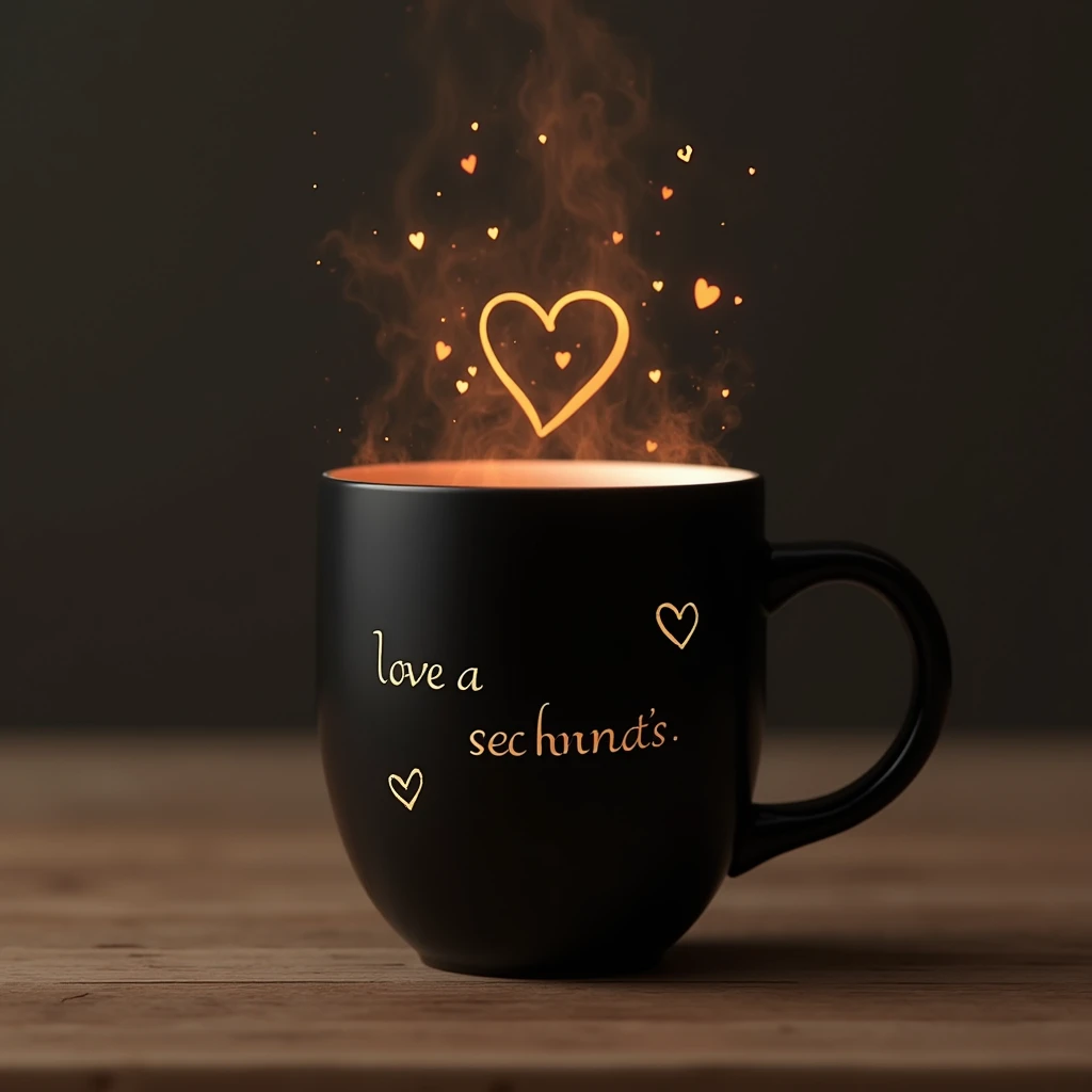 Temperature-Reactive Secret Love Message – "A heat-sensitive mug that ...
