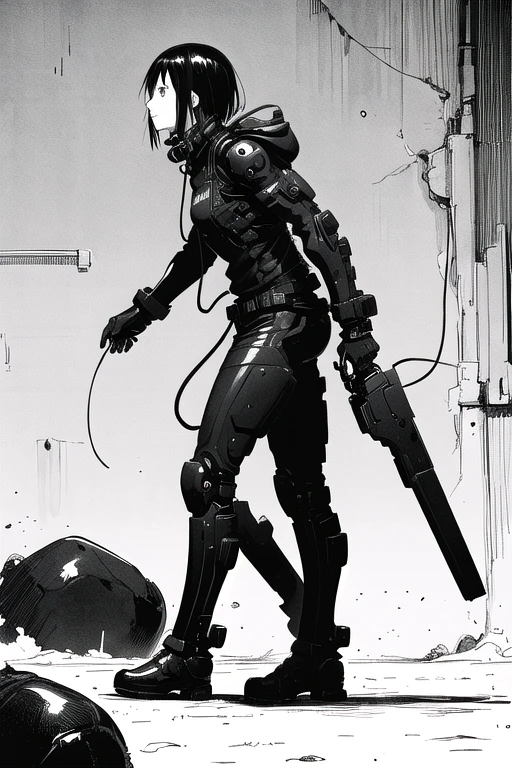 (( masterpiece)), ( better quality), Blame, Tsutomu Nihei, original ...