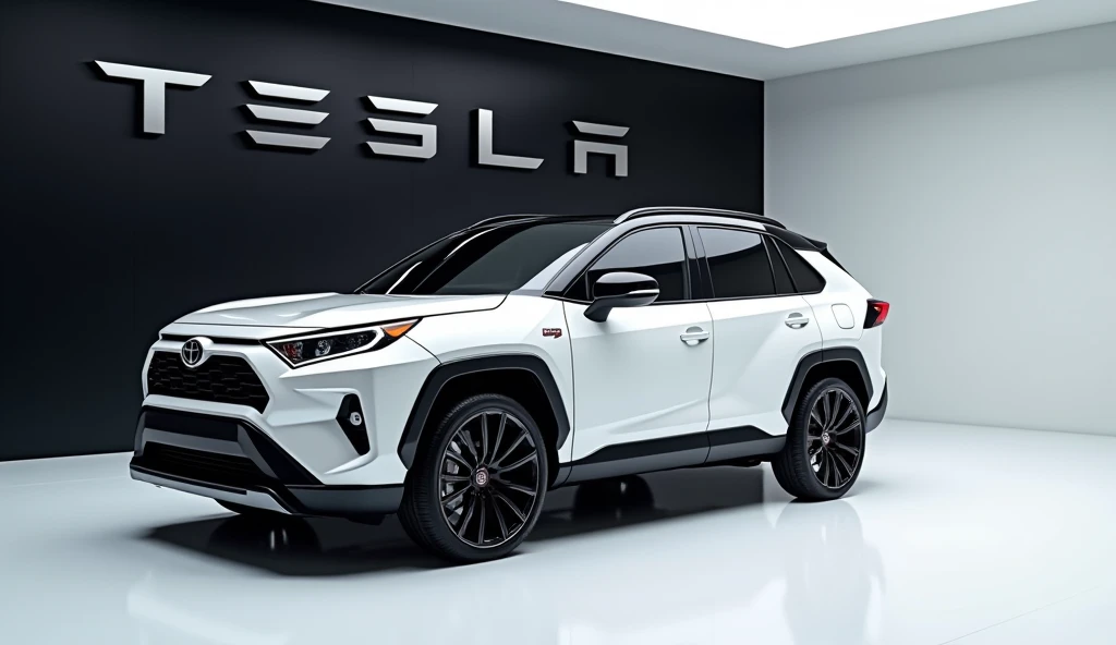 A stunning, futuristic (New 2025 Toyota RAV4) takes center stage in a ...