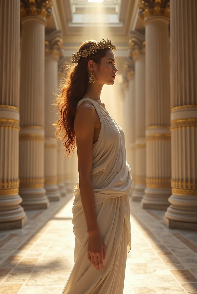 Pretty Girl 、 Ancient Greek Costumes - SeaArt AI