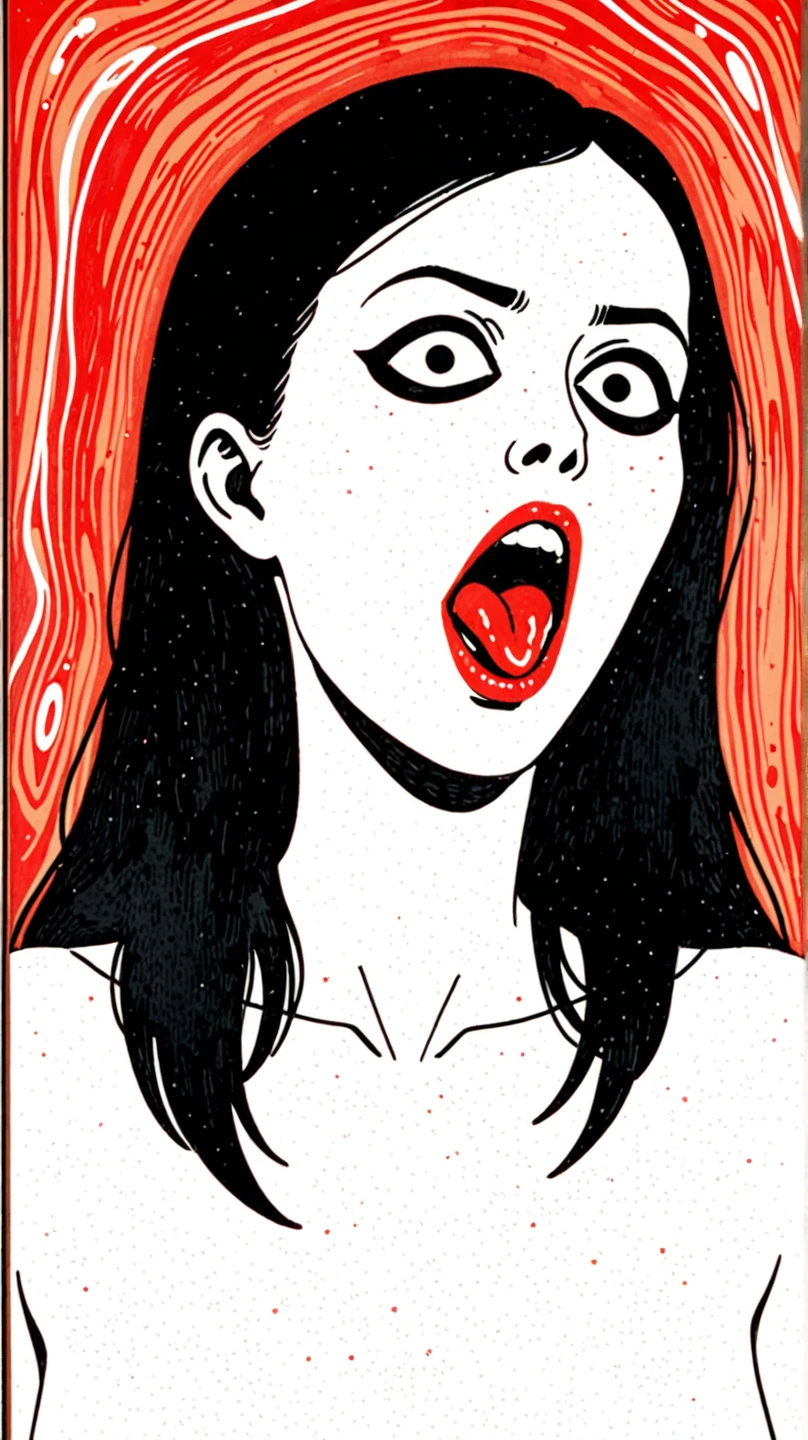 1girl, detailxl, art, Contemporary Art, illustration, neo traditional ...