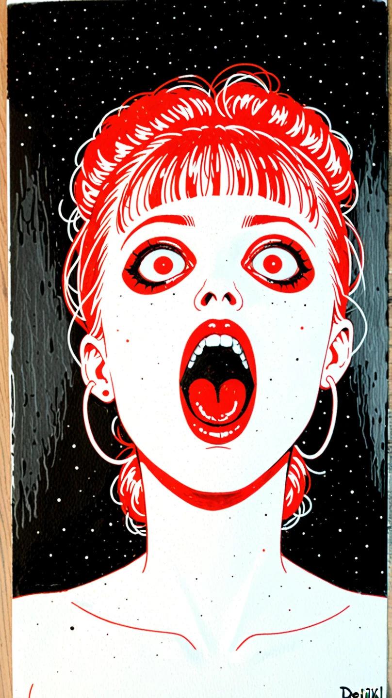 1girl, detailxl, art, Contemporary Art, illustration, neo traditional ...