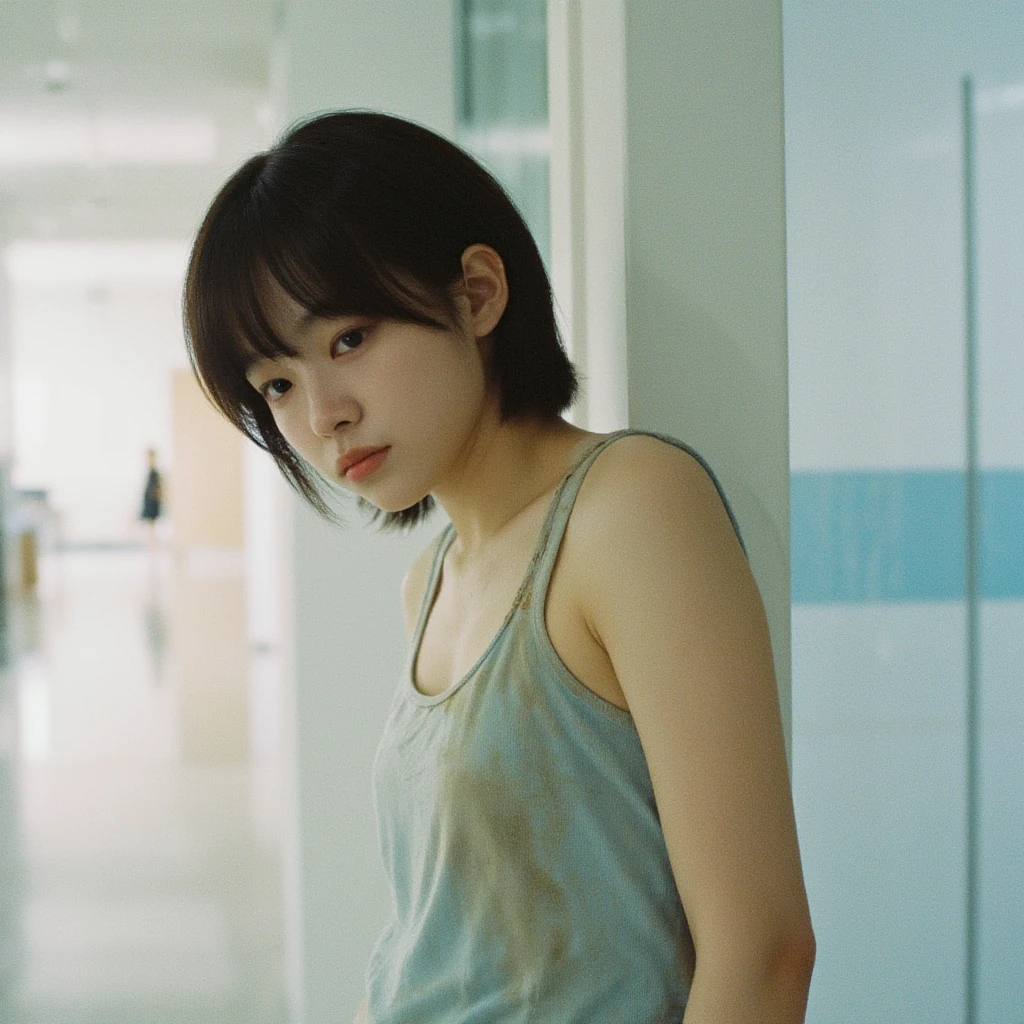 Live-action,boyish middle school girl,Short hair with visible ears - SeaArt AI