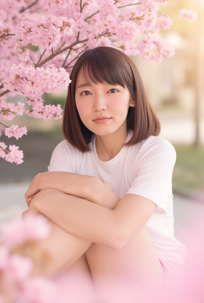 8k, Masterpiece, Japanese, from before , innocent face, gentle eyes ...