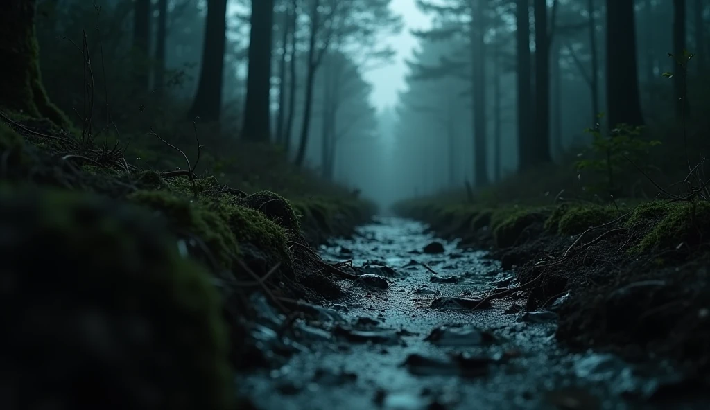 🔦 Plane backward sequence : The camera slides close to the ground ...