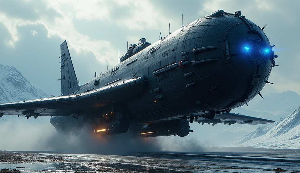 Design a futuristic combat spaceship from the year 6460, specialized in air co - SeaArt AI