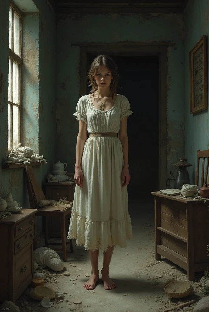 She lived with her wicked stepmother and lazy stepsisters - SeaArt AI