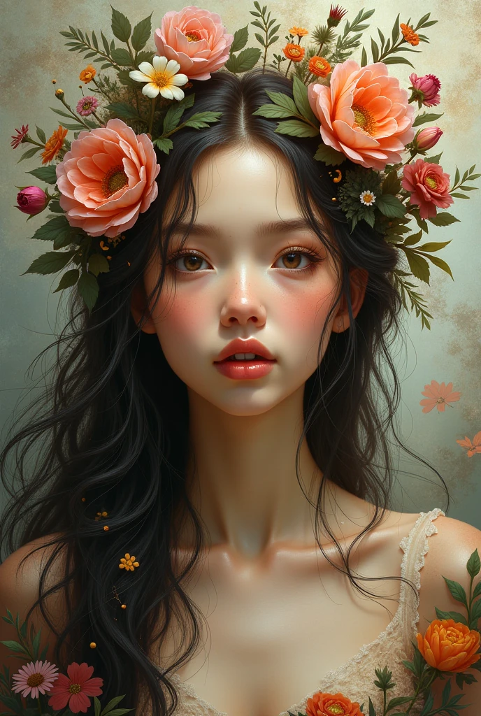 Recreate the same image without the bow on the head and with other ...