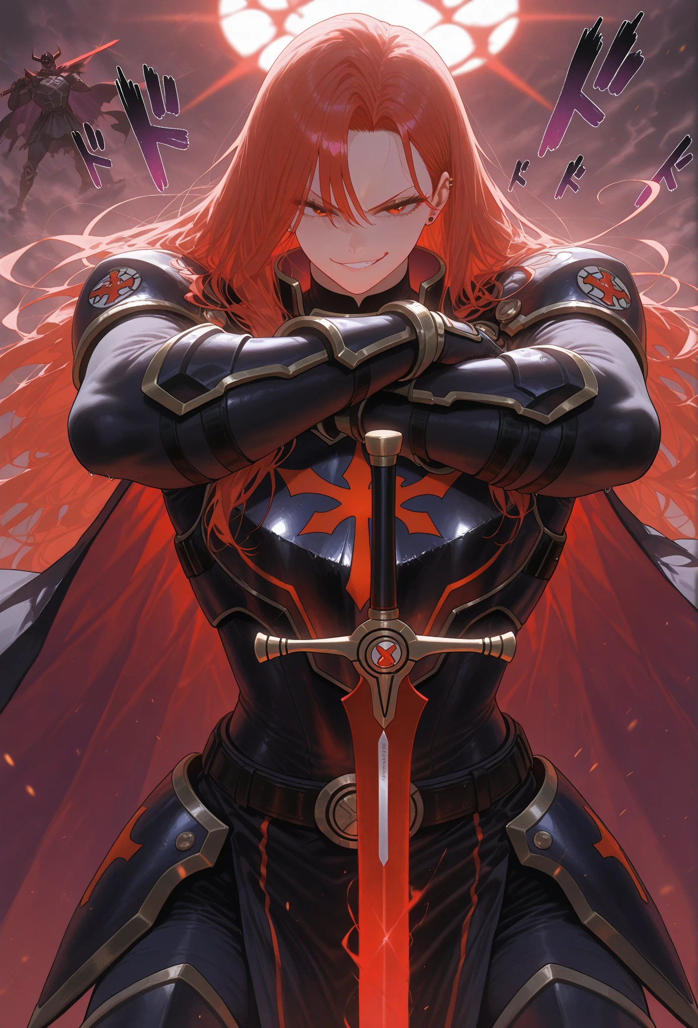 Score_9, duo focus, 2characters, dramatic confrontation, prompt1 ...