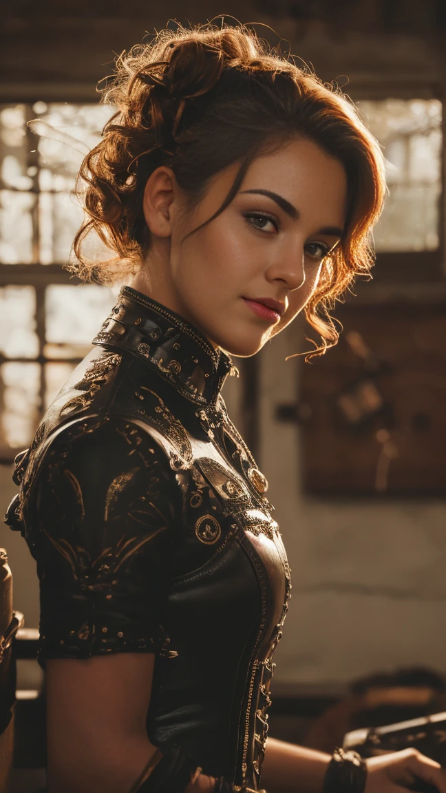 Steampunk Inventor girl