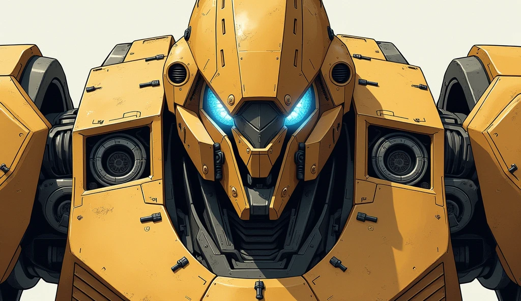 A close-up illustration of the head and shoulders of a massive - SeaArt AI