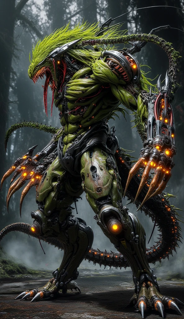 Create a hyper-detailed and terrifying illustration of Street Fighter ...