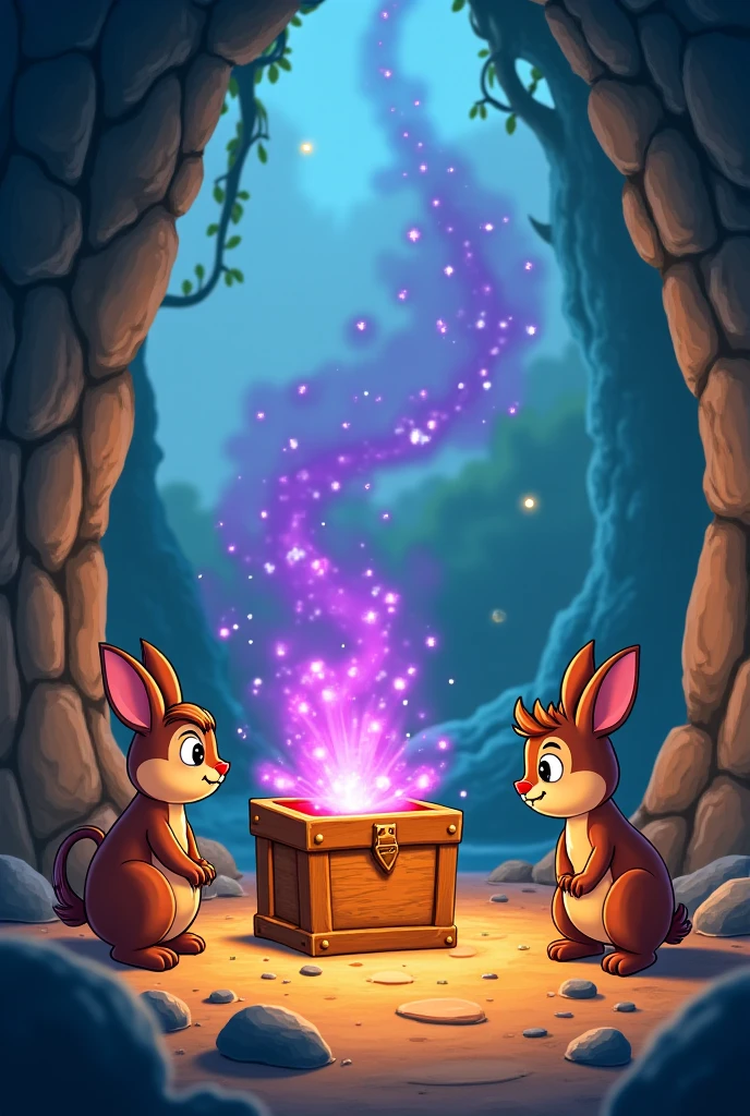 Cartoon Story Script: Title: The Mysterious Magic Box Characters ...