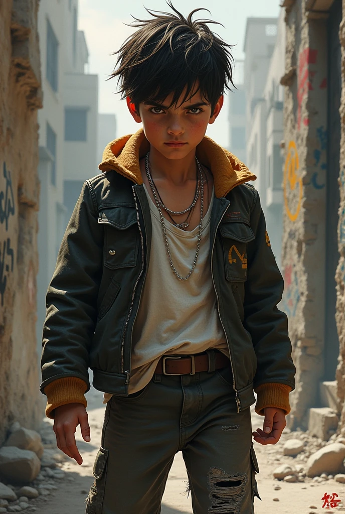 A rebellious boy - SeaArt AI