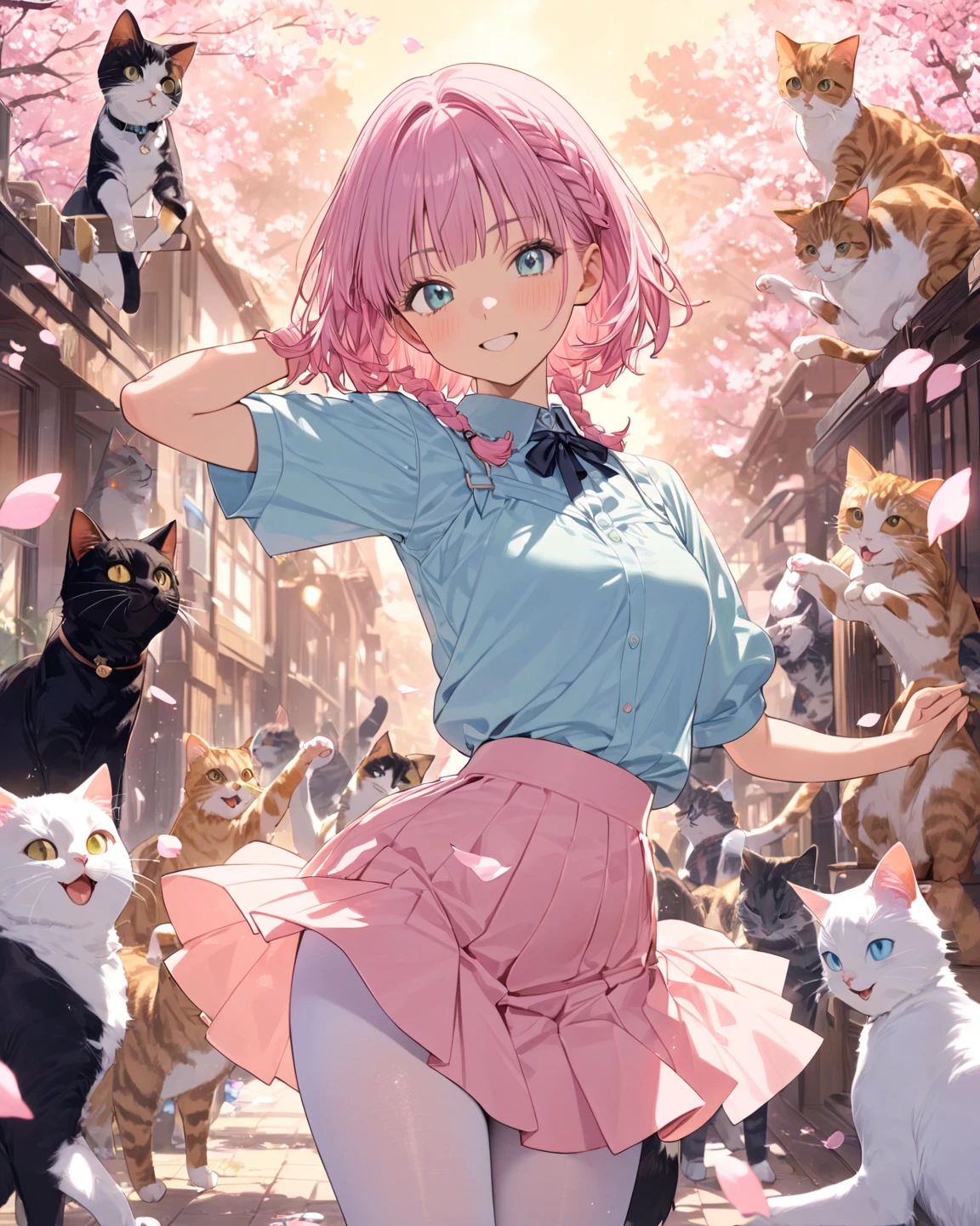 Girls with cute faces by Hashimoto Kanna、( top quality:1.2 - SeaArt AI