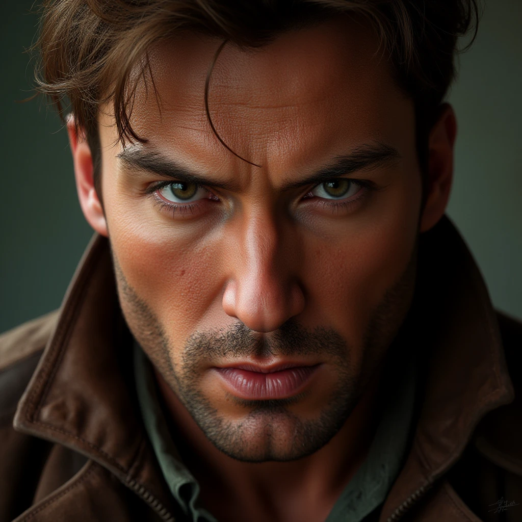 "Create an {ultra-detailed} and {realistic} close-up portrait of a ...