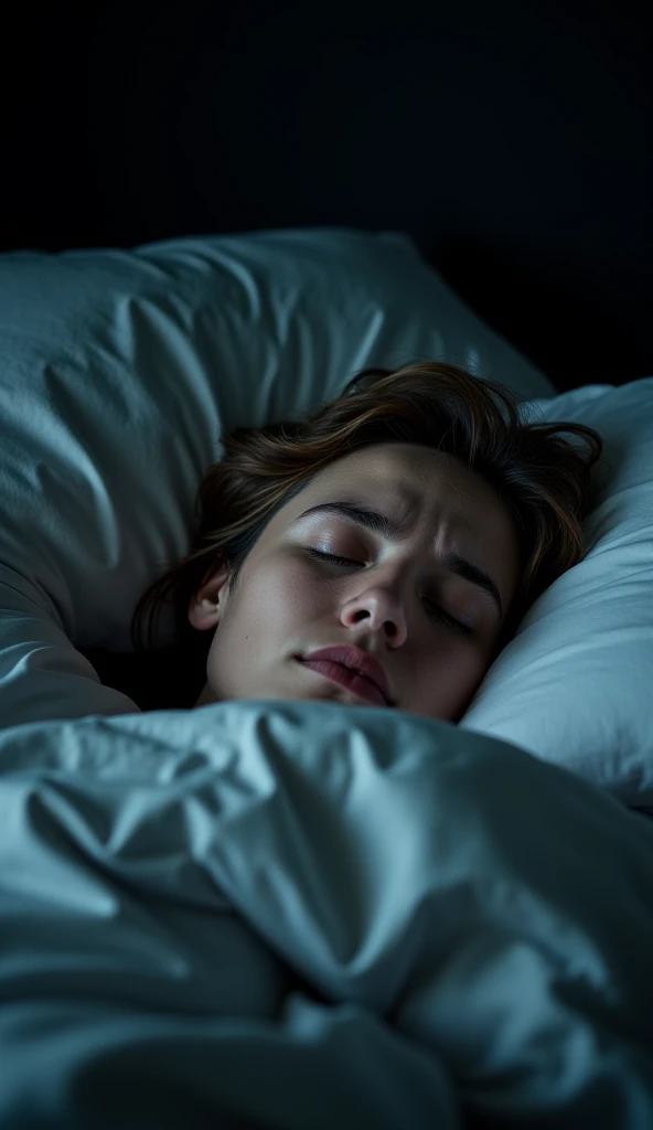 Photo of a person sleeping poorly real and very intuitive photo - SeaArt AI