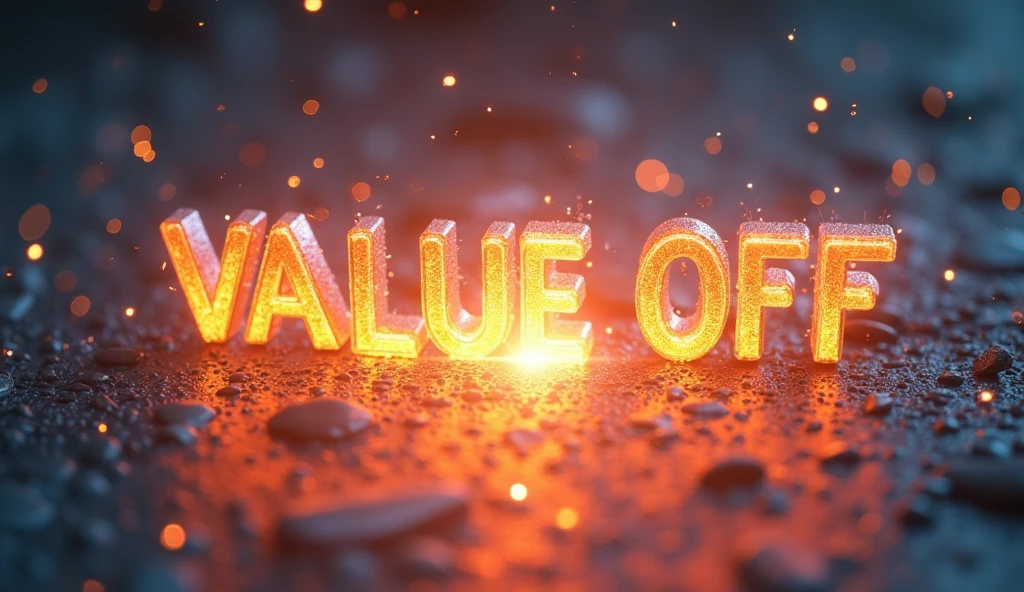 Here’s a script for 25 AI-generated 3D images on the topic "VALUE OFF ...