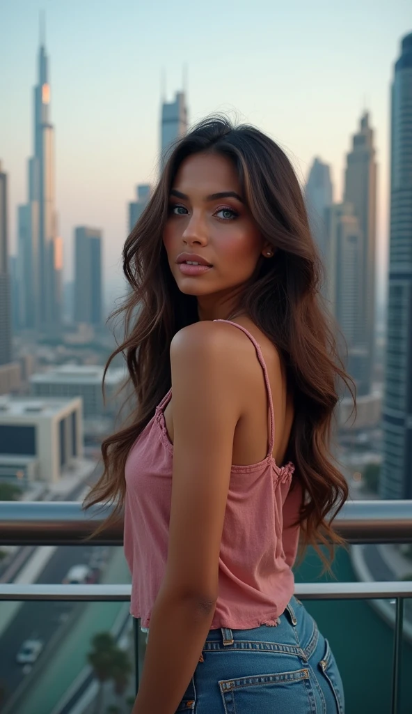 Dominican woman with Latina roots, blue eyes, brown hair, very thick ...