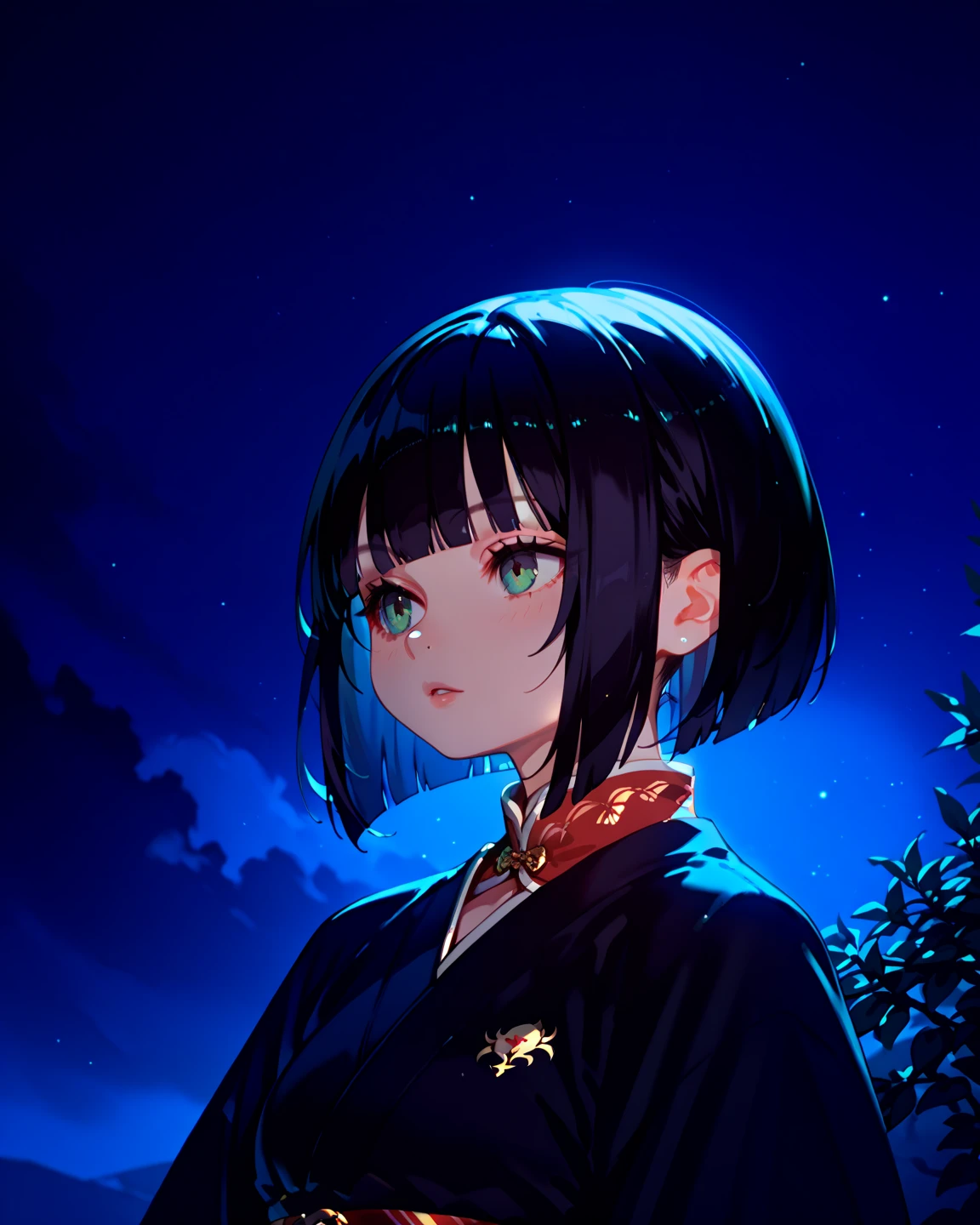 Masterpiece, top quality, super detailed. 1 girl, bob cut - SeaArt AI