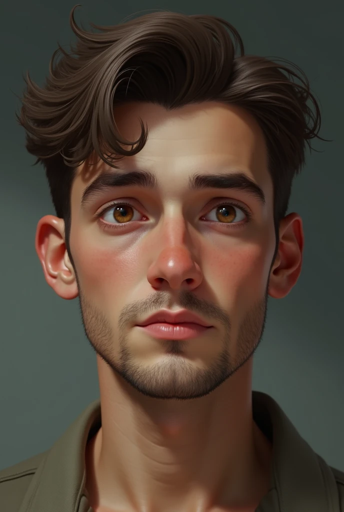 Generate a middle aged boy realistic profile picture - SeaArt AI