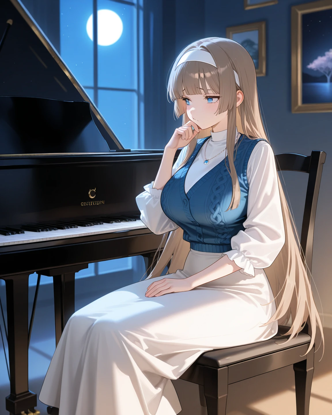 Masterpiece, best quality, detailed face, 1 girl, solo, beautiful ...