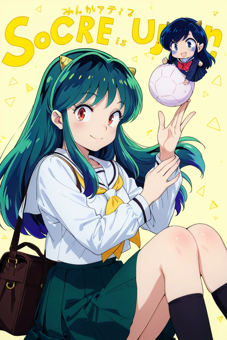 The season is spring, Urusei Yatsura Ram-chan, red eyes, blue eye ...