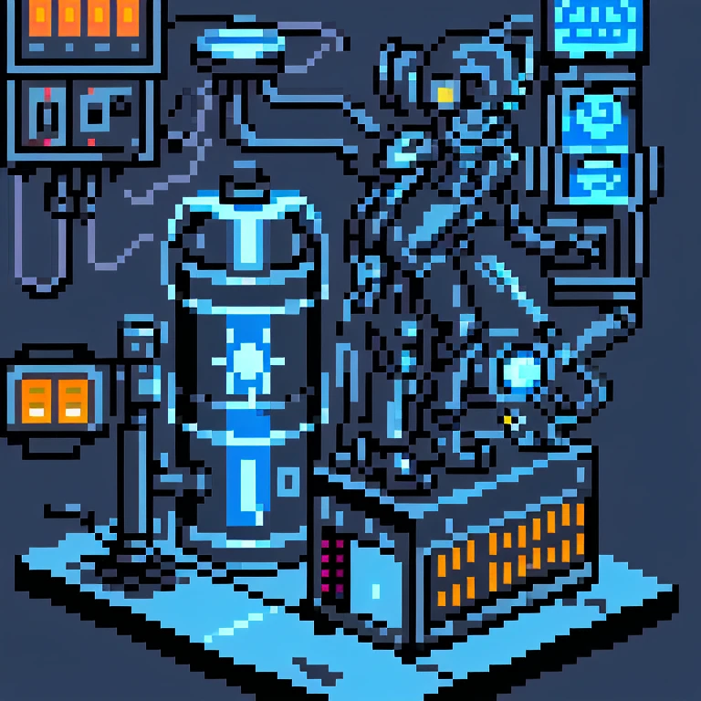 **Plasma Cutter**: A sleek, futuristic handheld weapon with a metallic ...