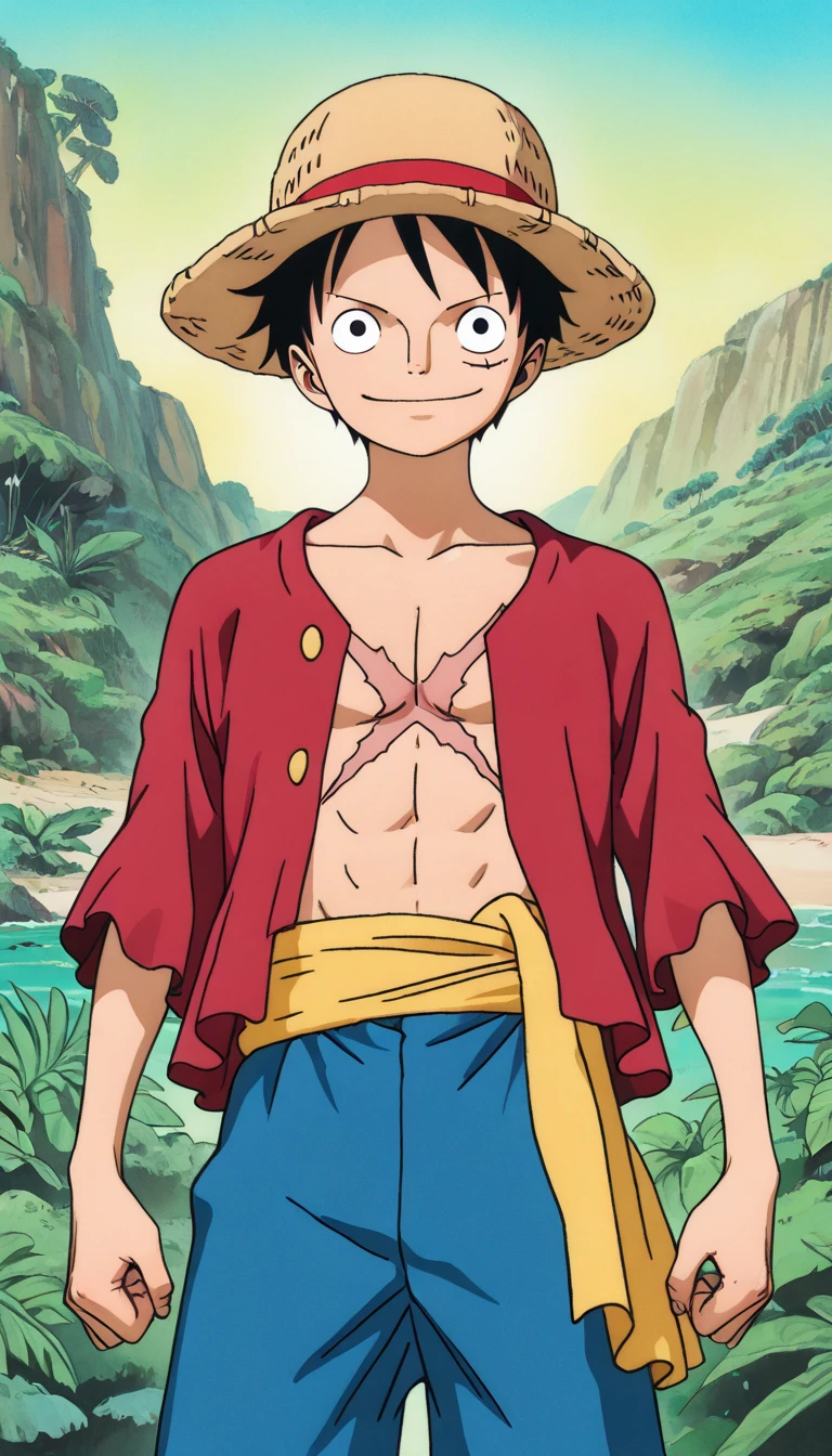 (1boy,luffy_fi), (extremely detailed CG unit 8k wallpaper),(master part ...