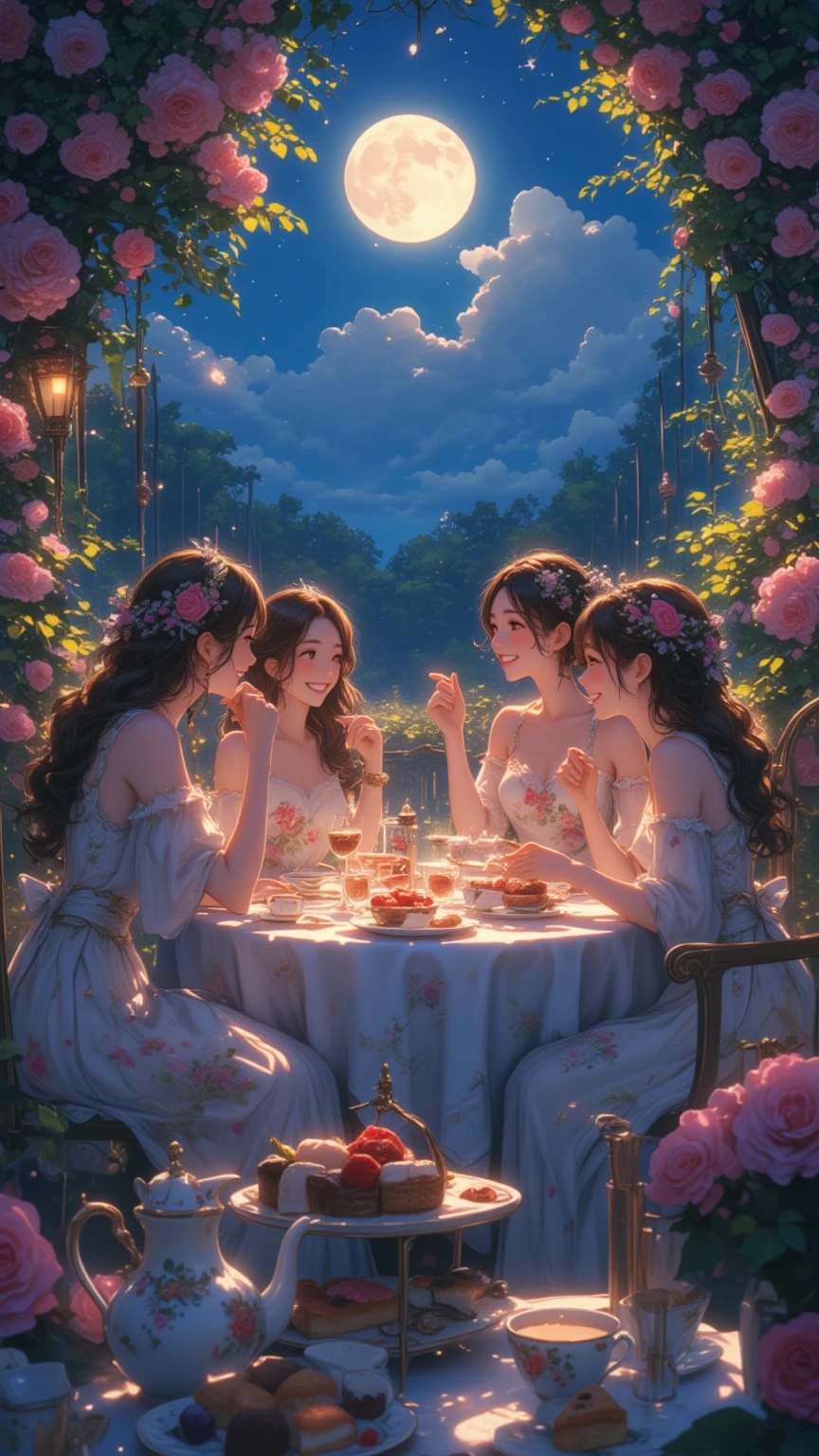 （0206）Moonlit tea party/Tea party under the moon/Tea party under the moon
