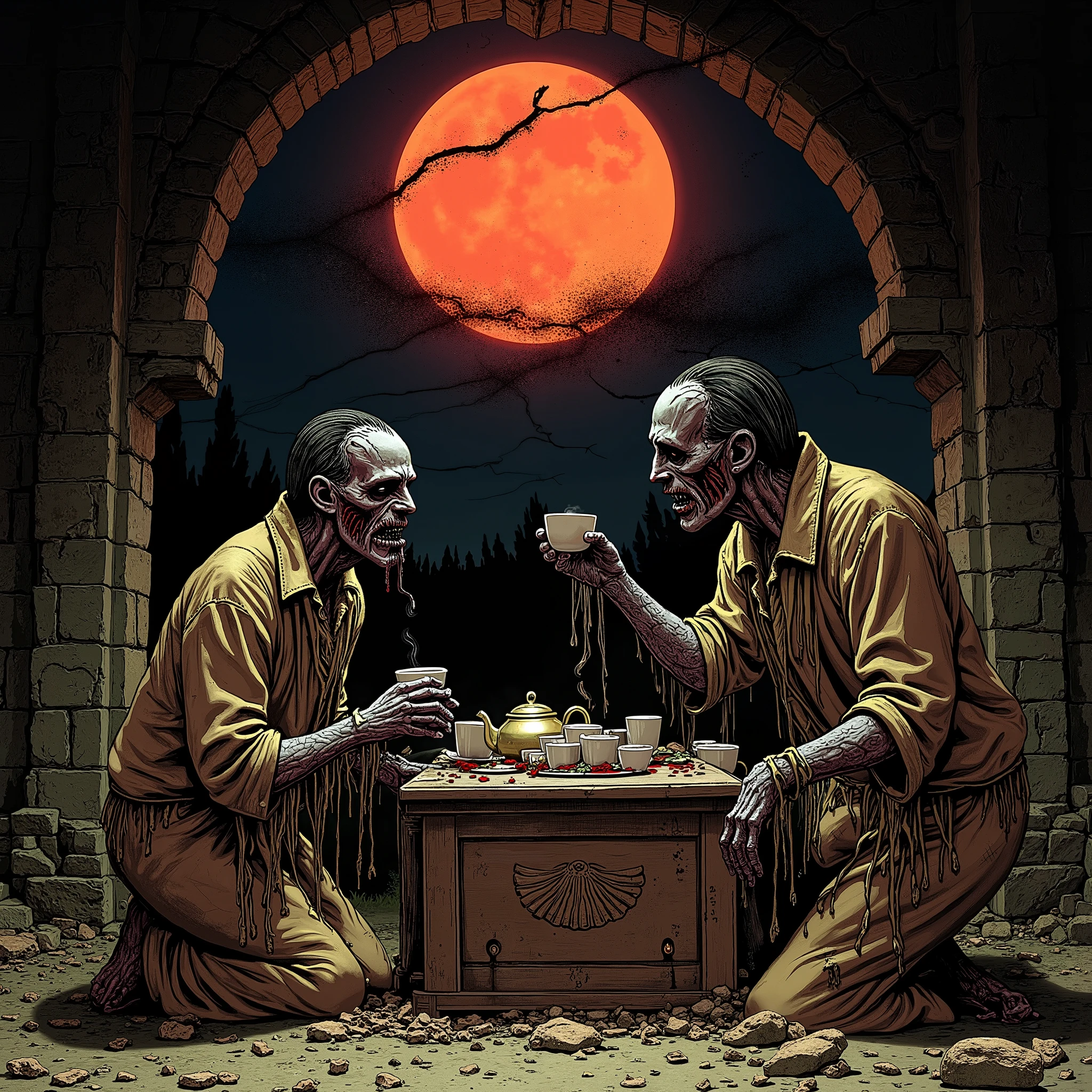 Moonlit Tea Ceremony III