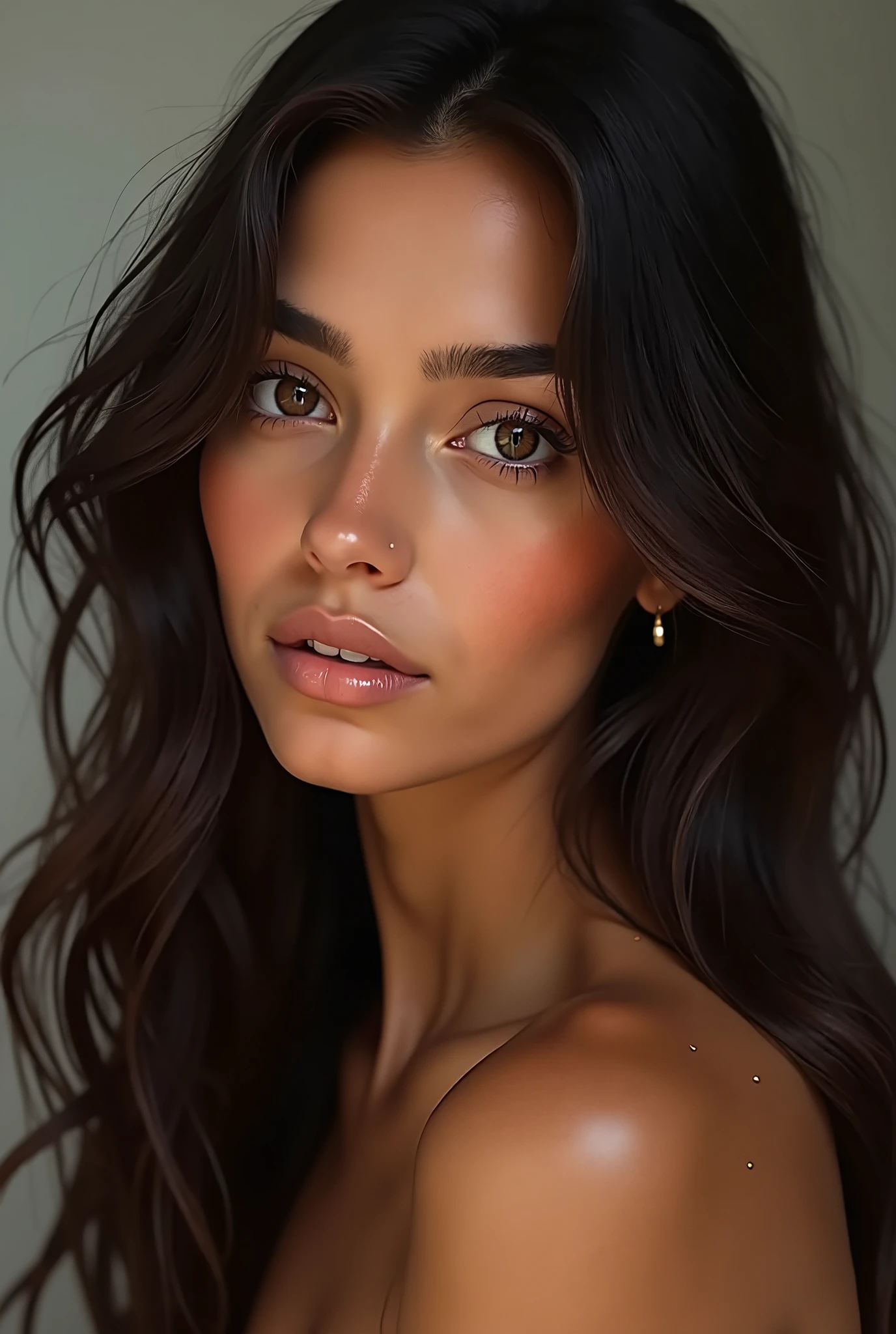 A realistic Brazilian brunette - SeaArt AI