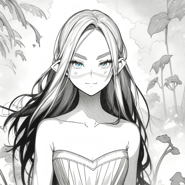 watercolor), ((matte)), (with a lot of), (thick outline - SeaArt AI