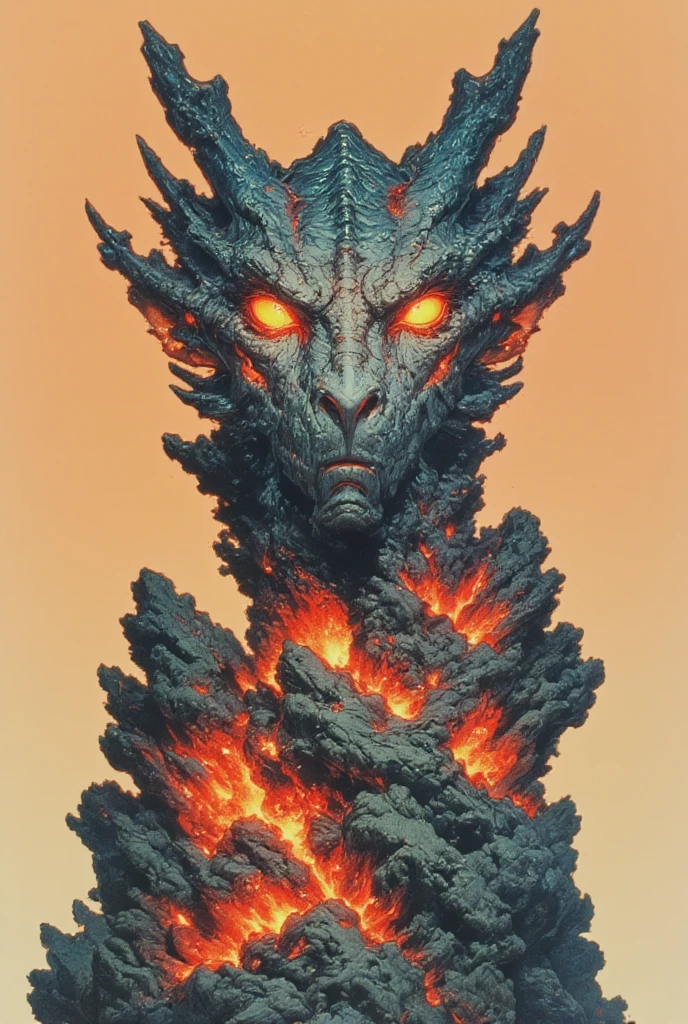 The peak of a towering Highlands mountain, where a dragon's lair emits ...