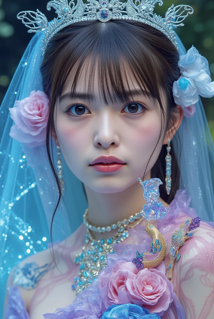 She is indescribable beautiful, ethereal, electrical effects - SeaArt AI