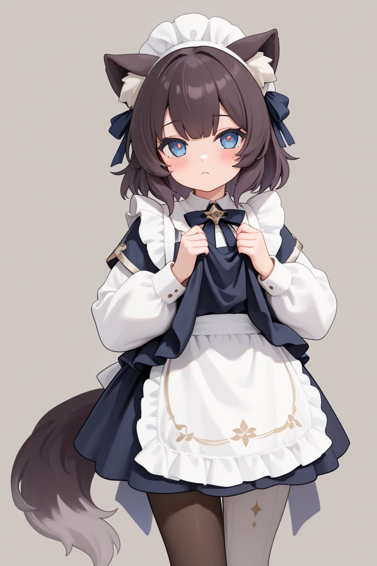 A timid with cute shemo ears - SeaArt AI