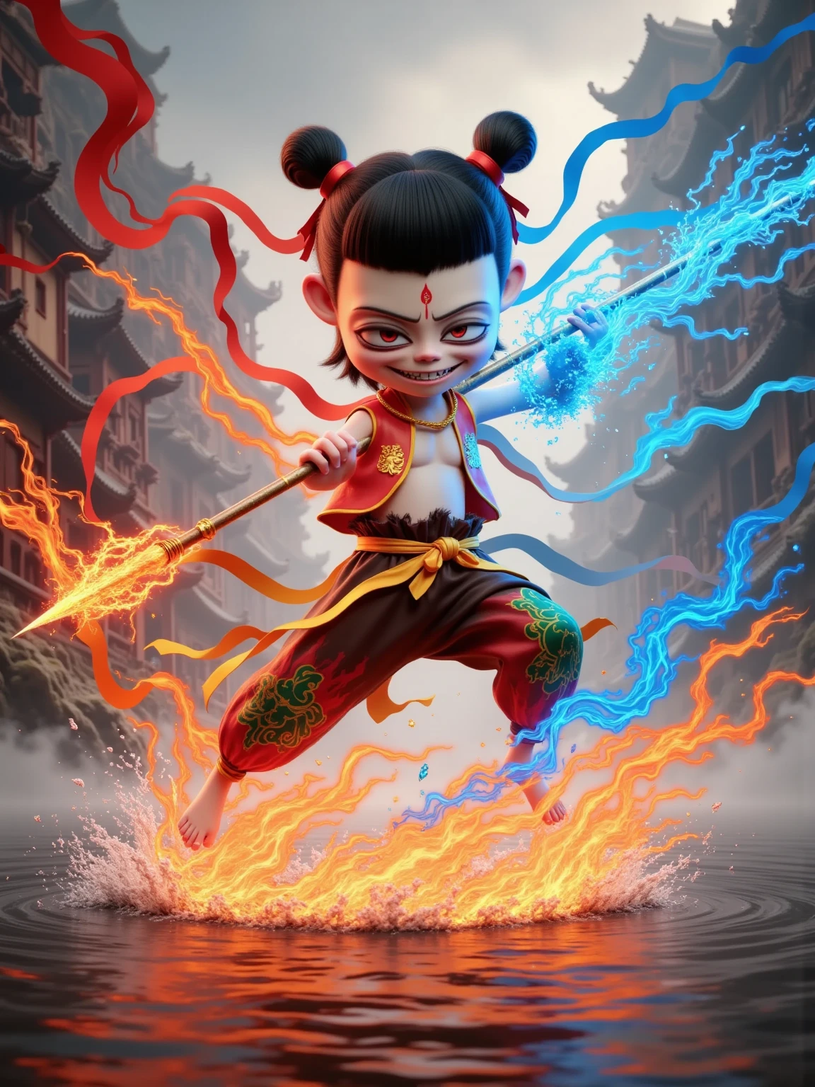 Nezha, the young God of War, merges traditional mythology with cyber ...