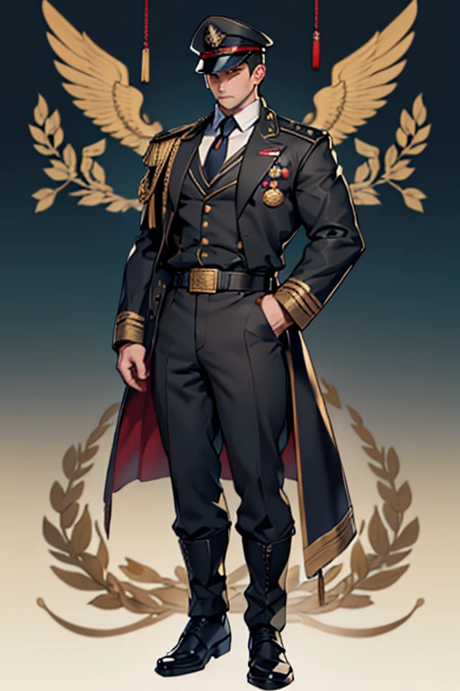Minister，uniform，military uniform，Brigade Captain，笔挺military uniform ...