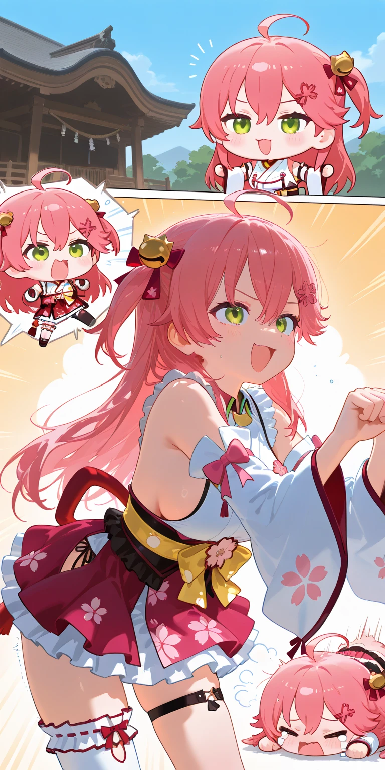 (solo:1.3),1girl\(Sakura Miko\(hololive,vtuber\) ,Mikochi,pink hair ...