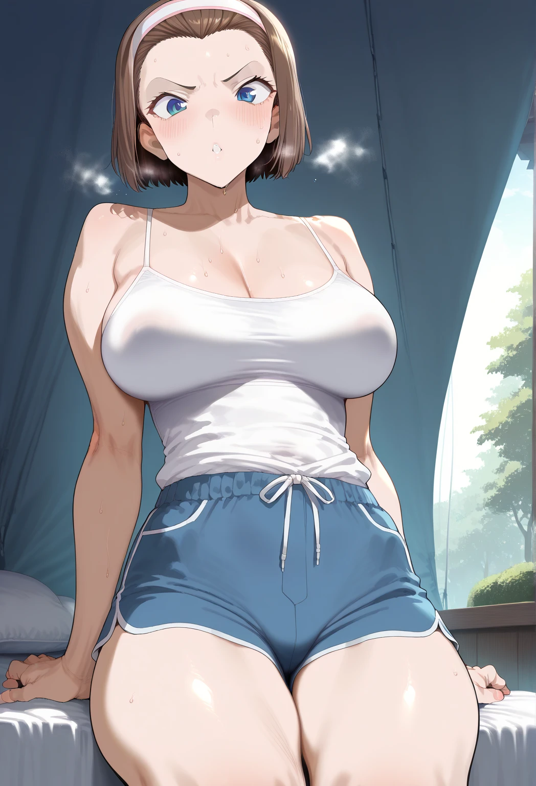 Surrender, Suzuki Yuko , short hair, brown hair - SeaArt AI