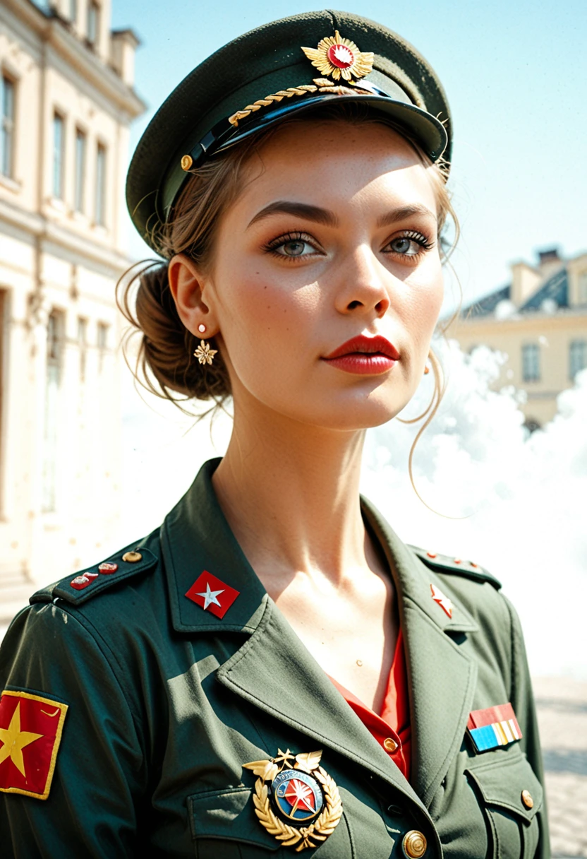 Student woman in Soviet Union - SeaArt AI