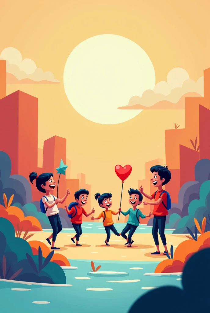 2d vector cartoon - SeaArt AI