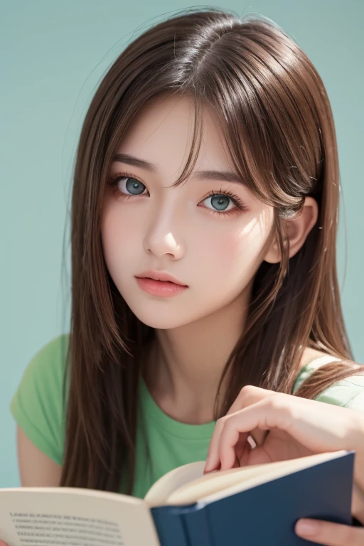 Masterpiece, top quality , ultra detail), Portrait of an 18-year ...